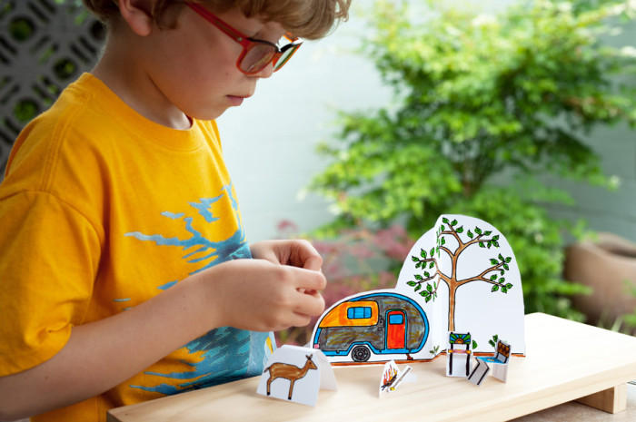 Paper City Camping Scene! – Made by Joel