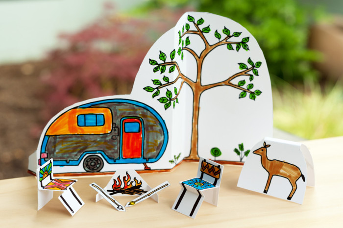 Paper City Camping Scene! – Made by Joel